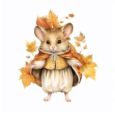 Premium Ai Image There Is A Little Mouse That Is Dressed In A Costume Generative Ai