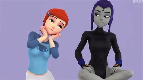 Pleeease Raven And Gwen Tennyson Animation Redmoa DaftSex HD