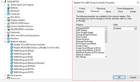 My Realtek Lan Ethernet Adaptor Is Missing My Wifi Works But Not My