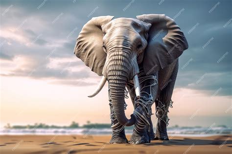 Premium Ai Image Elephant Artificial Intelligence Image