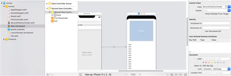 Ios Cant Assign A Swift File To The Second View Stack Overflow