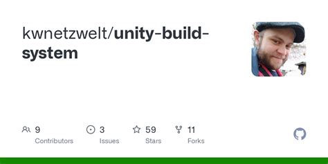 github kwnetzwelt unity build system