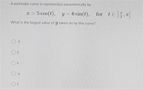 Solved A Particular Curve Is Represented Parametrically By Chegg