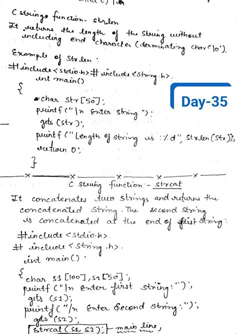 harsh singh on linkedin day 35 learning string and there function in c