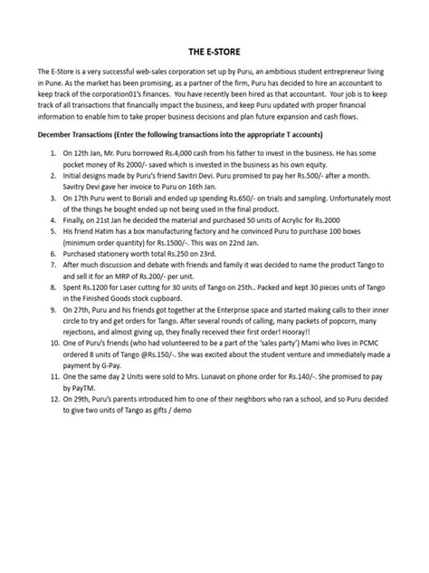 Accounting Simulation Pdf Cash Salary