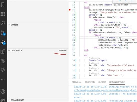 The Debugger Does Not Work Does Not Stop On Breakpoints · Issue 6327 · Microsoftal · Github