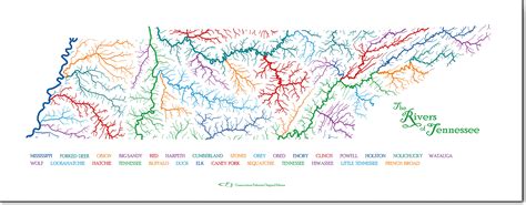 Tennessee Rivers Map — Rivers Flow
