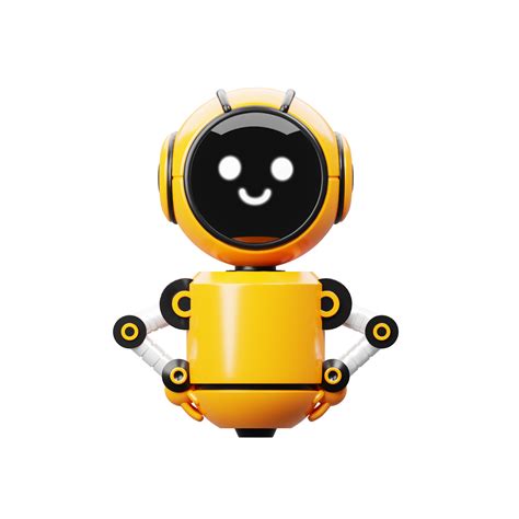3d Orange Robot Character 23404812 Png