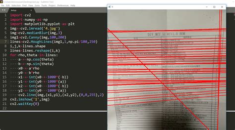 一起学python opencv十八边缘连接和霍夫变换 哔哩哔哩