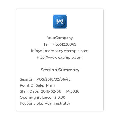 Odoo POS Session Report Odoo POS Session Summary WebKul