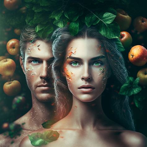 Ai Digital Art Download Adam And Eve Biblical Artreligious Etsy Australia