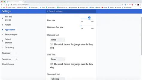 Chrome Default Font Enhance Your Browsing Experience