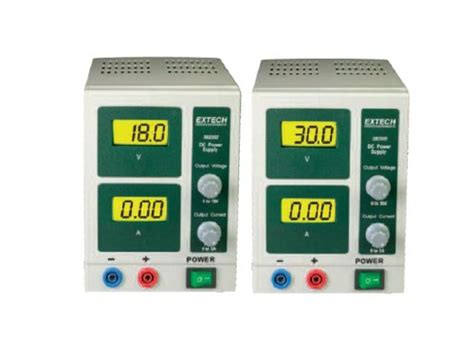 Extech 382200 30v 1a Dc Power Supply Digital Single Output Bench Supply With Dual Backlit Lcd