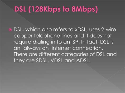 Ppt Types Of Internet Connections Powerpoint Presentation Free Download Id 1858799