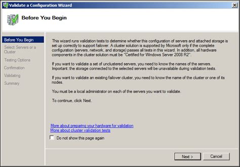 Configure A Failover Cluster Using Server 2008 R2 Virtually Impossible