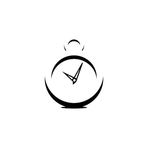 Premium Vector Vector Design Flat Icon Analog Clock