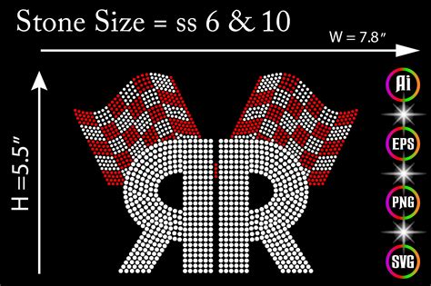 Rhinestone Templates Design Graphic By Freedom Designer · Creative Fabrica