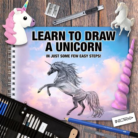 Unicorn Art Drawing Tutorial
