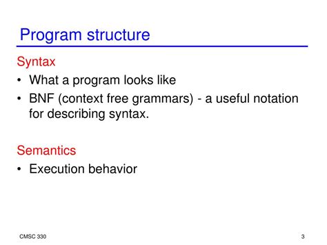Ppt Cmsc 330 Organization Of Programming Languages Powerpoint