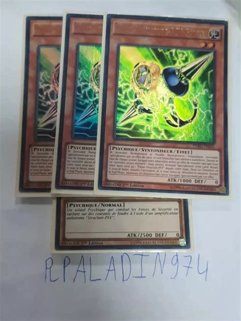 Yu Gi Oh PiÈce Structure Psy Gamma Hsrd Fr031 Ultra Rare Playset X3 Eur 29 99 Picclick Fr