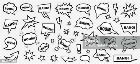 그리드 배경에 검은 하프톤 그림자가있는 복고풍 빈 만화 거품과 요소 벡터 일러스트레이션 빈티지 디자인 팝 아트 스타일 개념과 주제에 대한 스톡 벡터 아트 및 기타 이미지