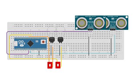 Circuit Design Acendendo Lampada Com Sensor De Distancia Ultrasonica