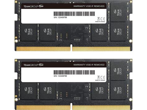 Team Elite 64gb 2 X 32gb 262 Pin Ddr5 So Dimm Ddr5 4800 Pc4 38400 Laptop Memory Model