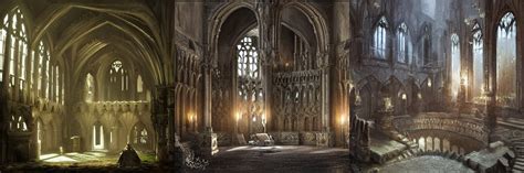 Artstation Medieval Gothic Castle Concept Art 47 Off