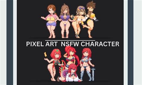 Fazer Sprite Sheet De Animação Pixel Art Nsfw Personagem Pixel Art
