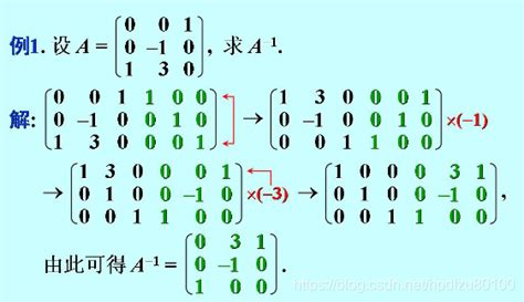线性代数学习笔记——第十一讲——逆矩阵的计算（利用初等变换求逆矩阵）初等列变换求逆矩阵 Csdn博客