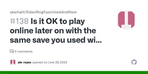 is it ok to play online later on with the same save you used with this