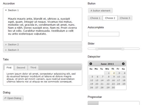 Javascript Can Jquery Ui Safely Be Used Without The Css Assets