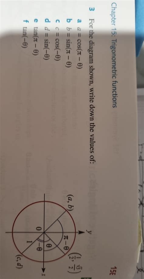 Solved Chapter 15 Trigonometric Functions3 ﻿for The Diagram