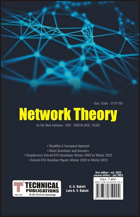 Buy Network Theory For Gtu 18 Course Iii Ece Elex