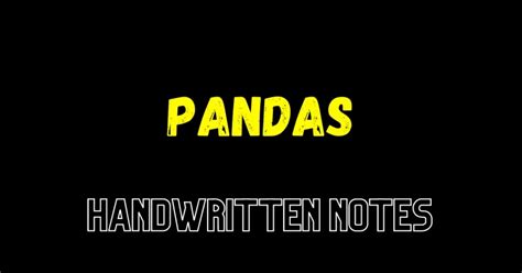 Best Handwritten Data Science Notes 2025 Machine Learning Projects
