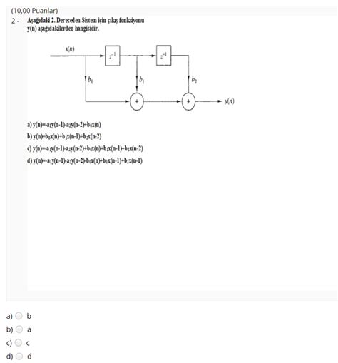 Solved Which Of The Following Is The Output Function Y N