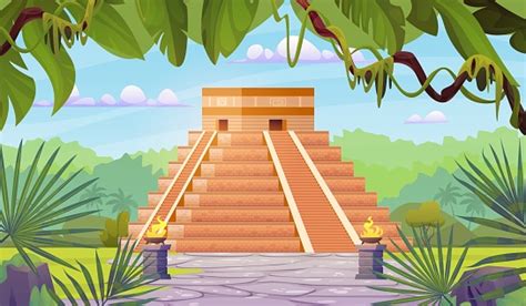 마야 피라미드 아즈텍 사원 유적 정글 Chichen Itza 멕시코 고대 세계 기념물 마야 문명 목적지 멕시코 페루 돌 피라미드