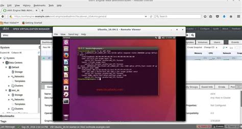 Virtual Machine Terminal Ovirt Engine