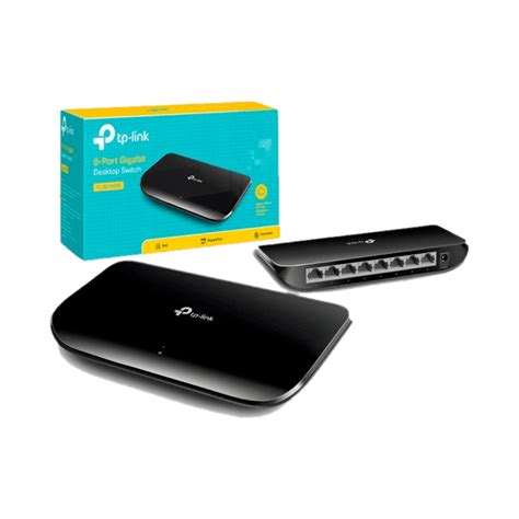 Switch Tp Link Tl Sg1008d 8 Port Gigabit Desktop Atg