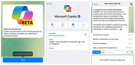 Copilot Now Has A Telegram Chat Bot Rbing