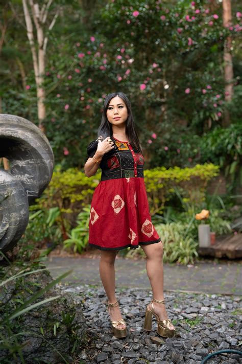 Ruby Patchwork Dress Secrets Of The East