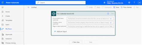 in microsoft dynamics 365 business central power automate how do i