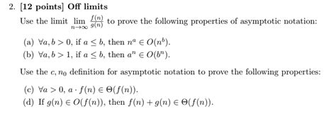 Solved Points Off Limits Use The Limit Lim Im To Chegg