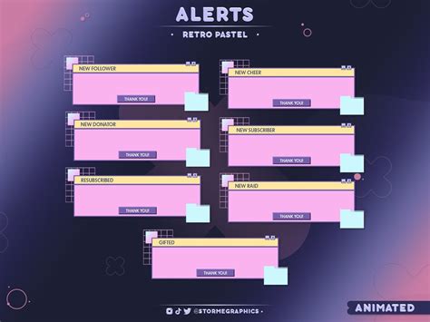 Animated 8bit Disk Overlay Computer Stream Package Windows Twitch Pack