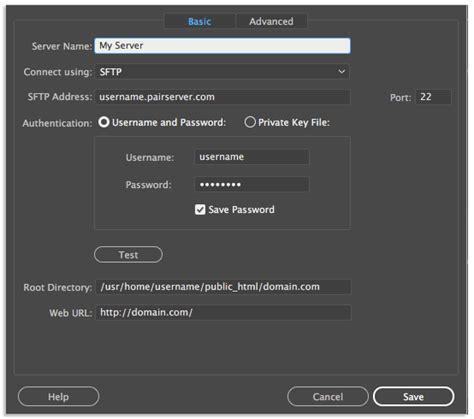 How To Use Dreamweaver With Your Hosting Account Knowledge Base