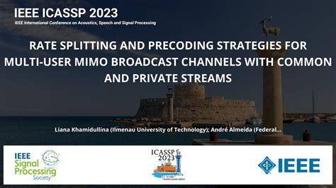 Rate Splitting And Precoding Strategies For Multi User Mimo Broadcast