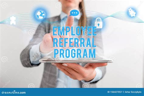 Conceptual Hand Writing Showing Employee Referral Program Business