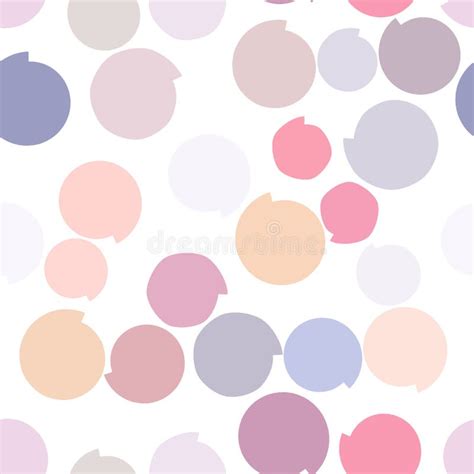 Seamless Color Abstract Twirl Circle Lines Geometric Pattern Generative Art Background Style