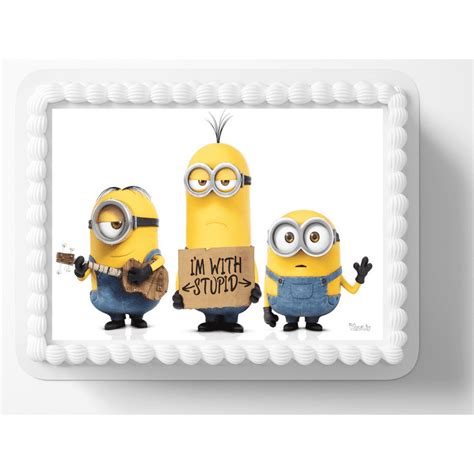 Minion Birthday Sheet Cake