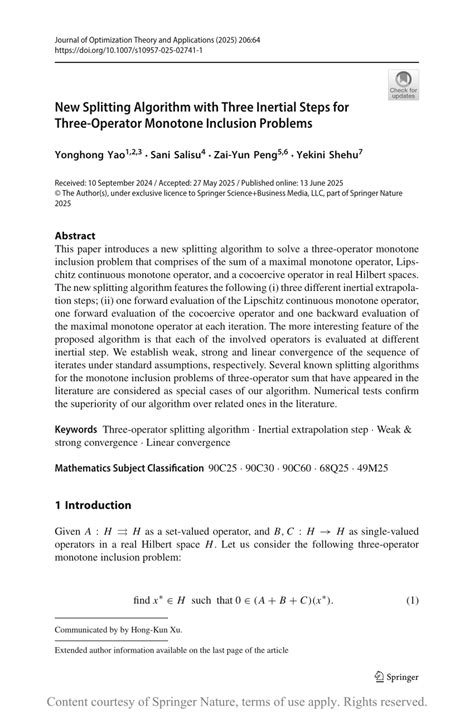 New Splitting Algorithm With Three Inertial Steps For Three Operator